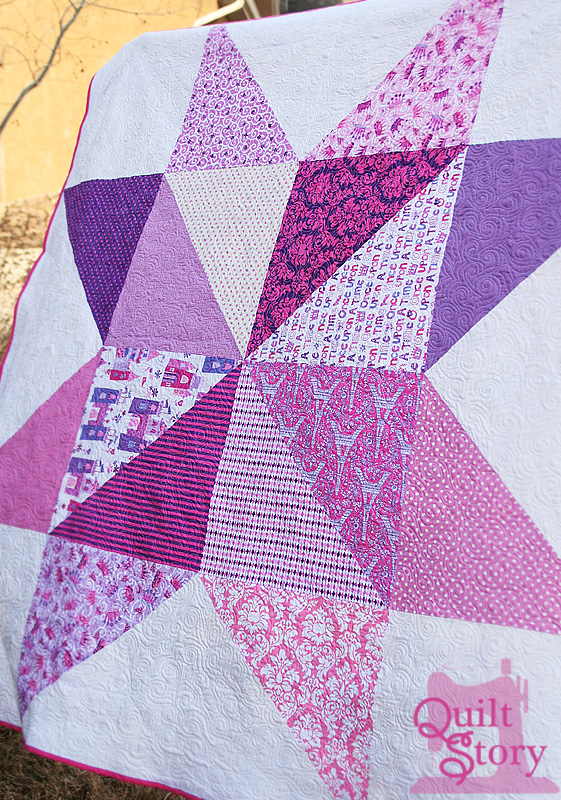 Quilt Story: Giant Princess Star Quilt...