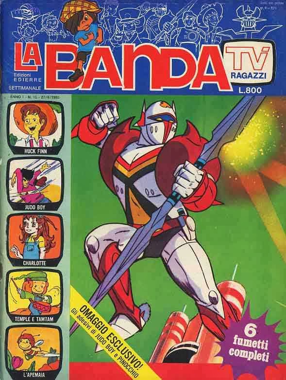 Imago Recensio: I 12 adesivi del "Club La Banda TV Ragazzi" - 1980