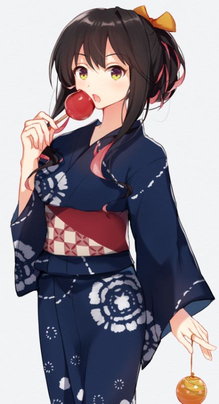 Anime girls in Yukata | Animoe