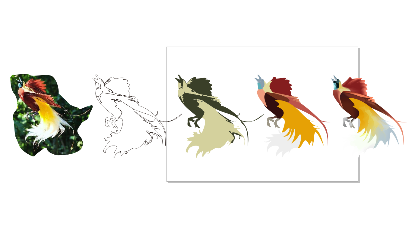 Cara Cepat Membuat Lukisan Burung Cendrawasih Di Coreldraw Dengan Mudah ... Cara Cepat Membuat Lukisan Burung Cendrawasih Di Coreldraw Dengan Mudah ...