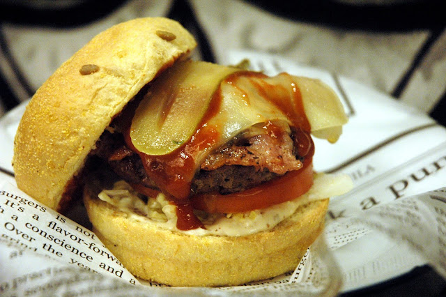 DUDE FOR FOOD: Raging Bull Burgers: Seriously Badass Burgers Fresh From ...