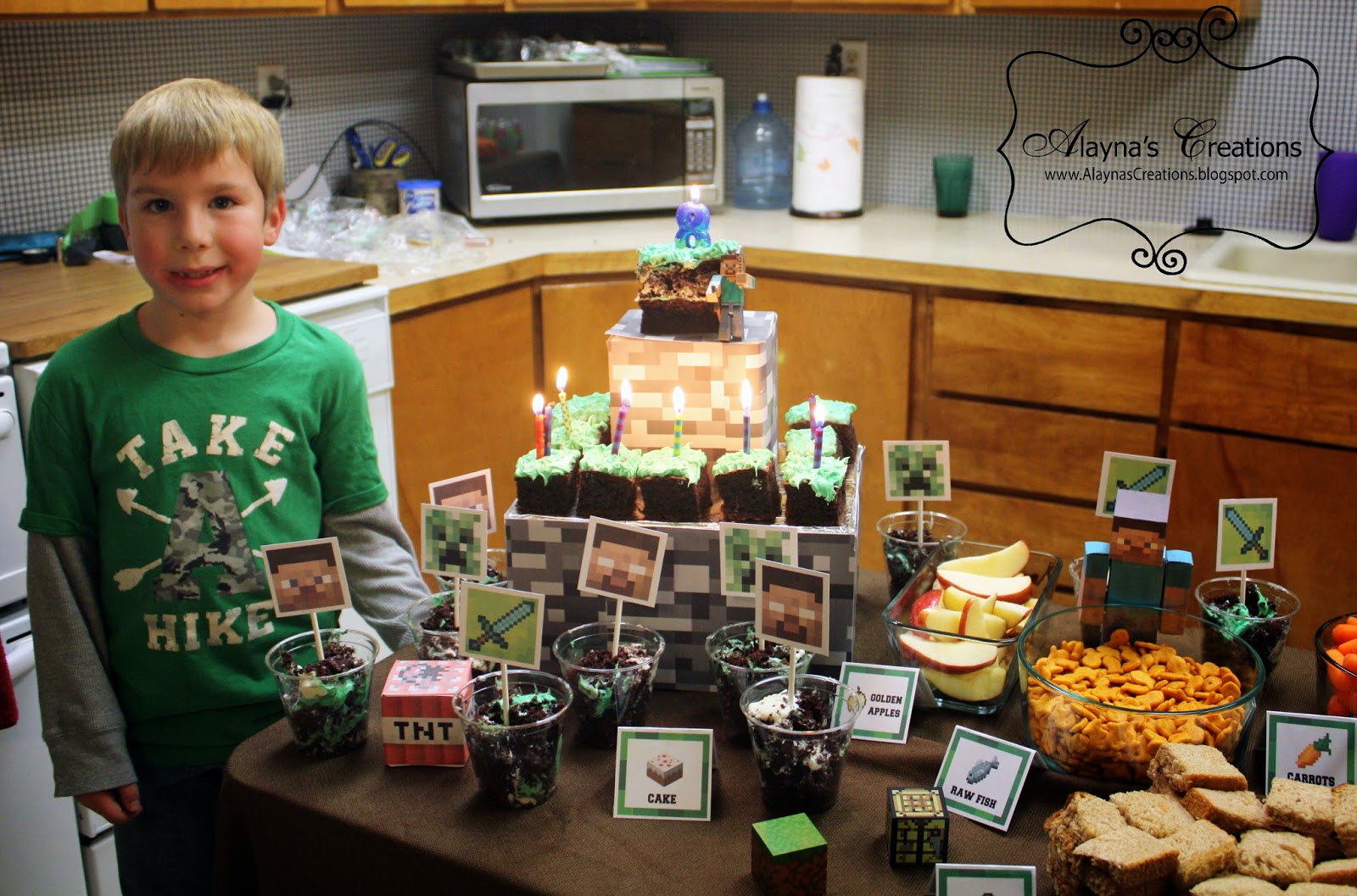 Alayna's Creations: Minecraft Birthday Party