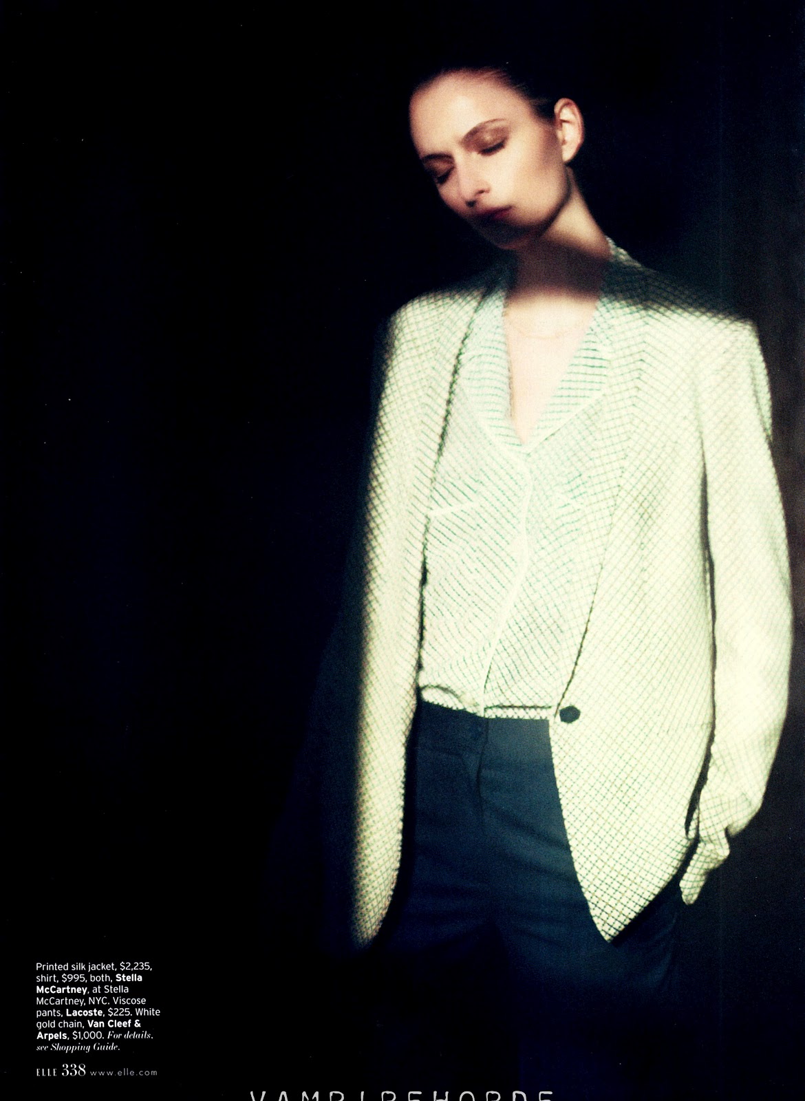 shadowland: suzie bird by serge leblon for elle us may 2012 | visual ...