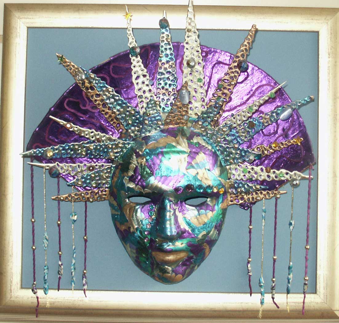 Friendly Plastic with Molten Designs: Friendly Plastic Masks