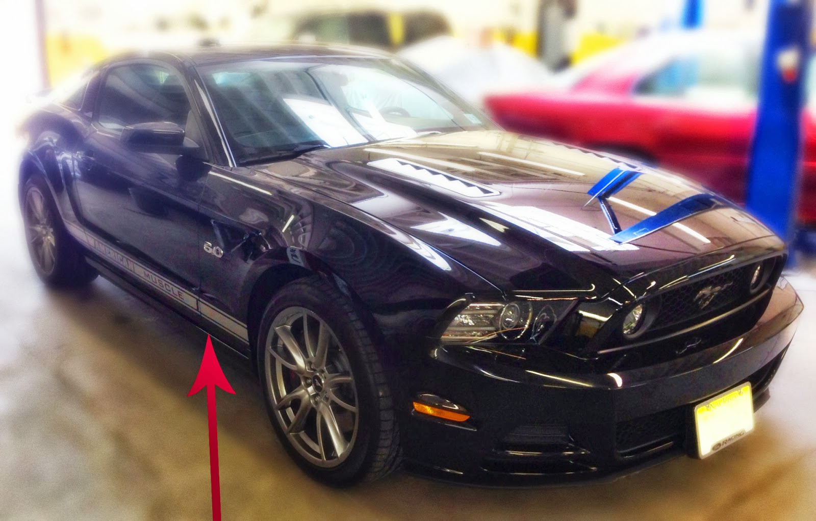 Jay's Freeway Collision: Added Silver Racing Stripes To A Black Ford ...