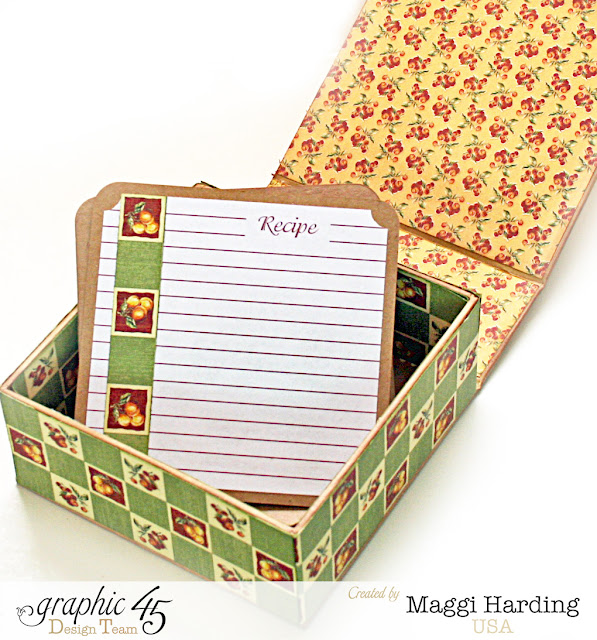 Scrap, Travel, and Bark!: Graphic 45's Domestic Goddess recipe box