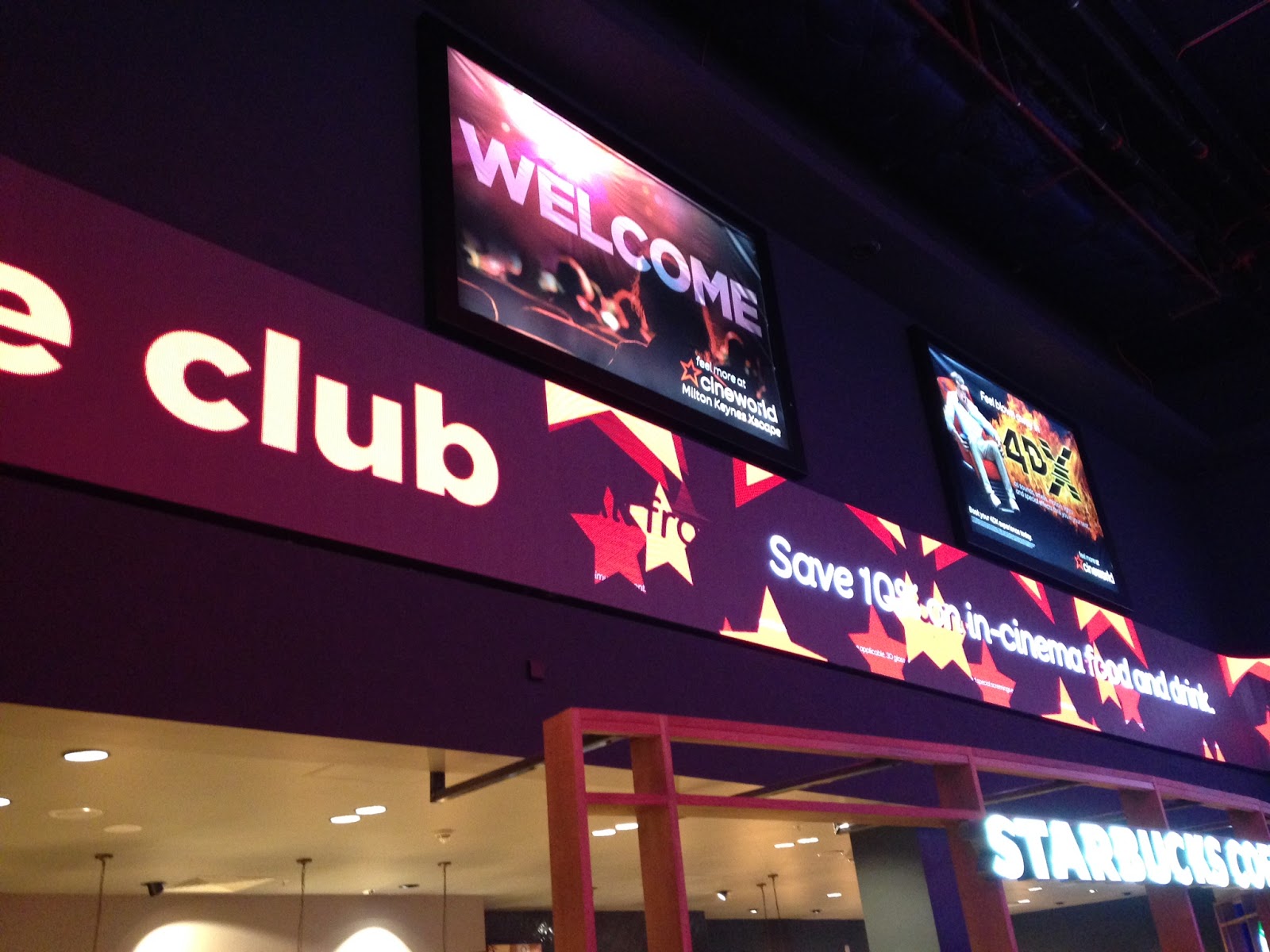 Charlotte Grace: Cineworld refurbishment- Milton Keynes