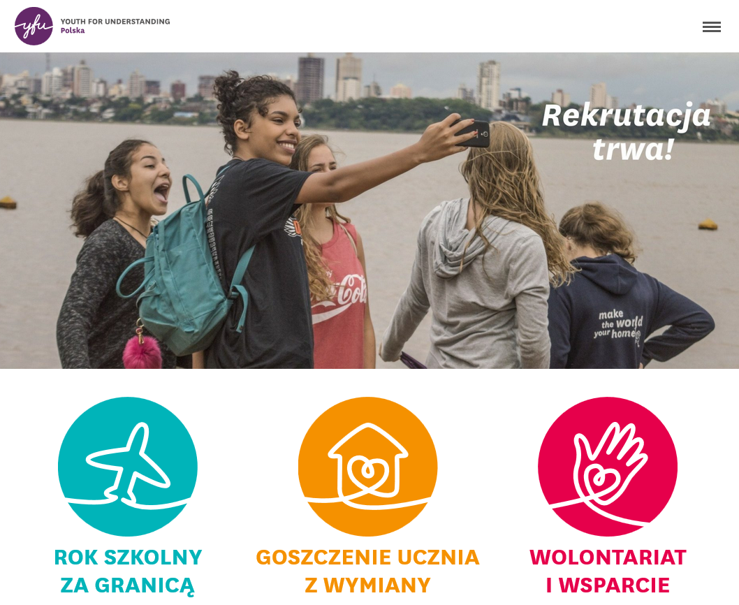 Projekty: Youth for Understanding (YFU) - wymiany międzynarodowe młodzieży