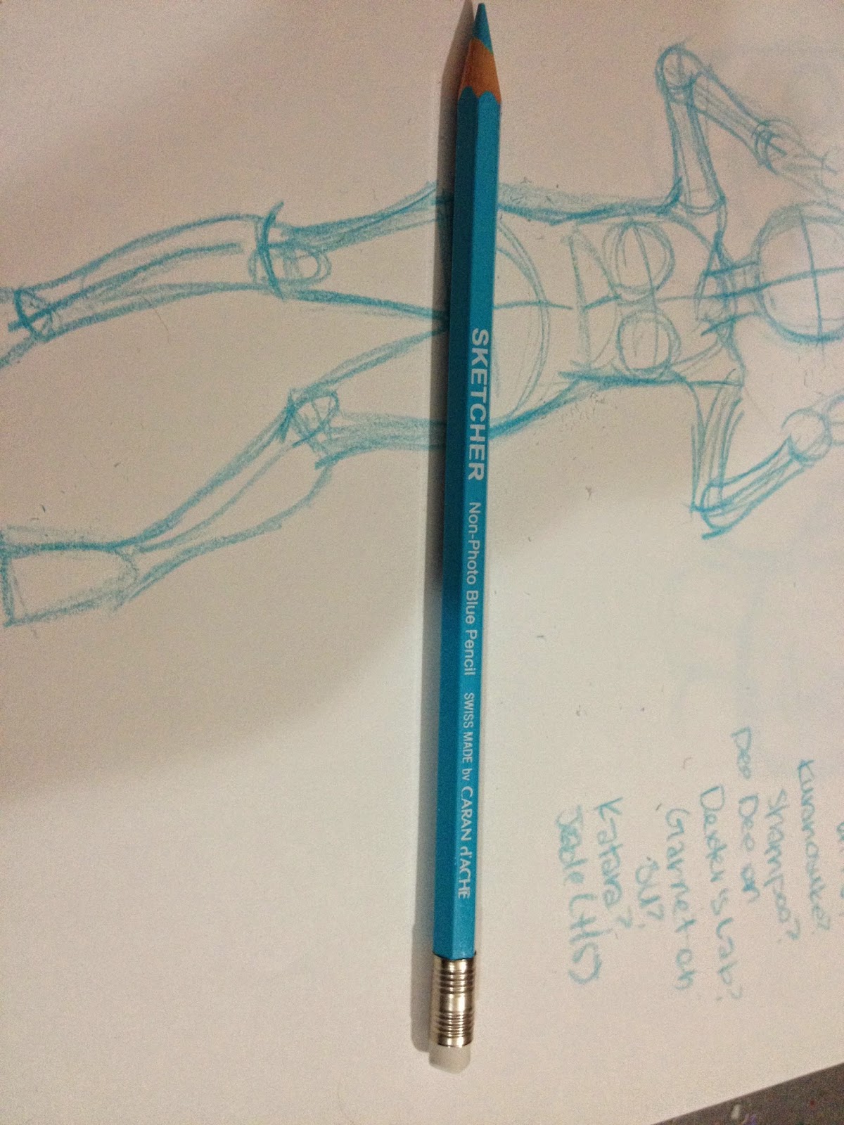 Mini Review: Caran d'Ache Non Photo Blue Pencil