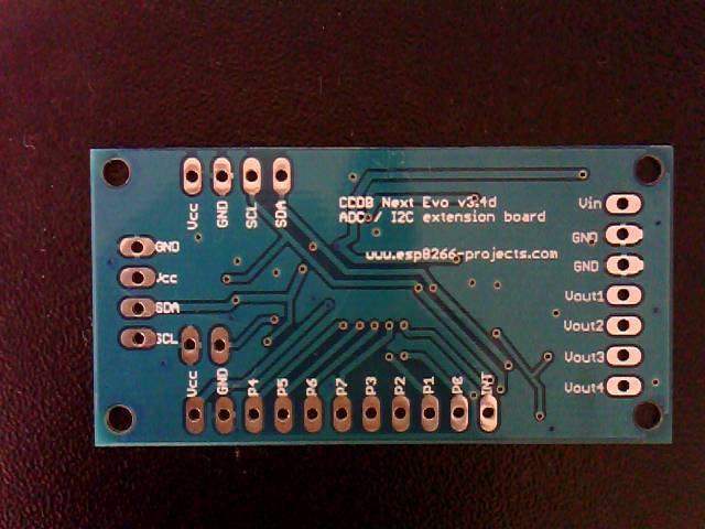 ESP8266 Projects: P3 - ESP8266 nEXT EVO - Analog Extension Board - AN1