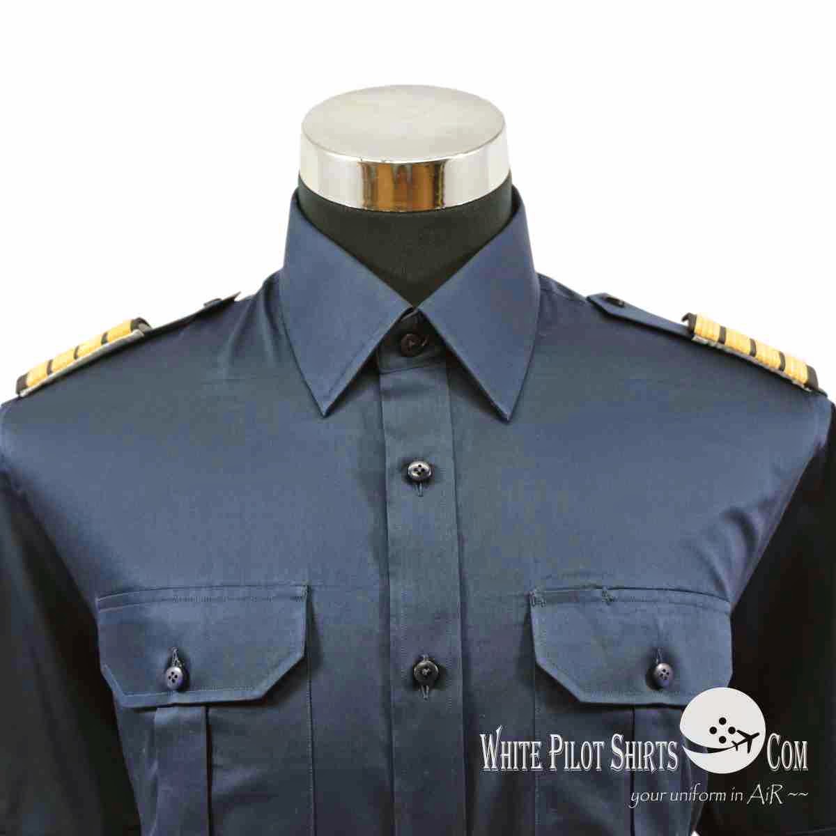 Tailor Made White Pilot Uniform Shirts: Fully Customized Pilot uniform ...