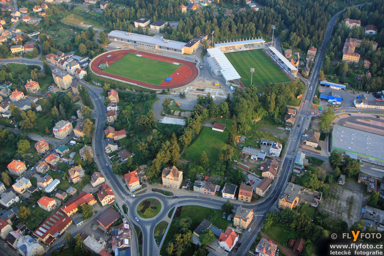 FLyFOTO letecká fotografie a video: Jablonec nad Nisou