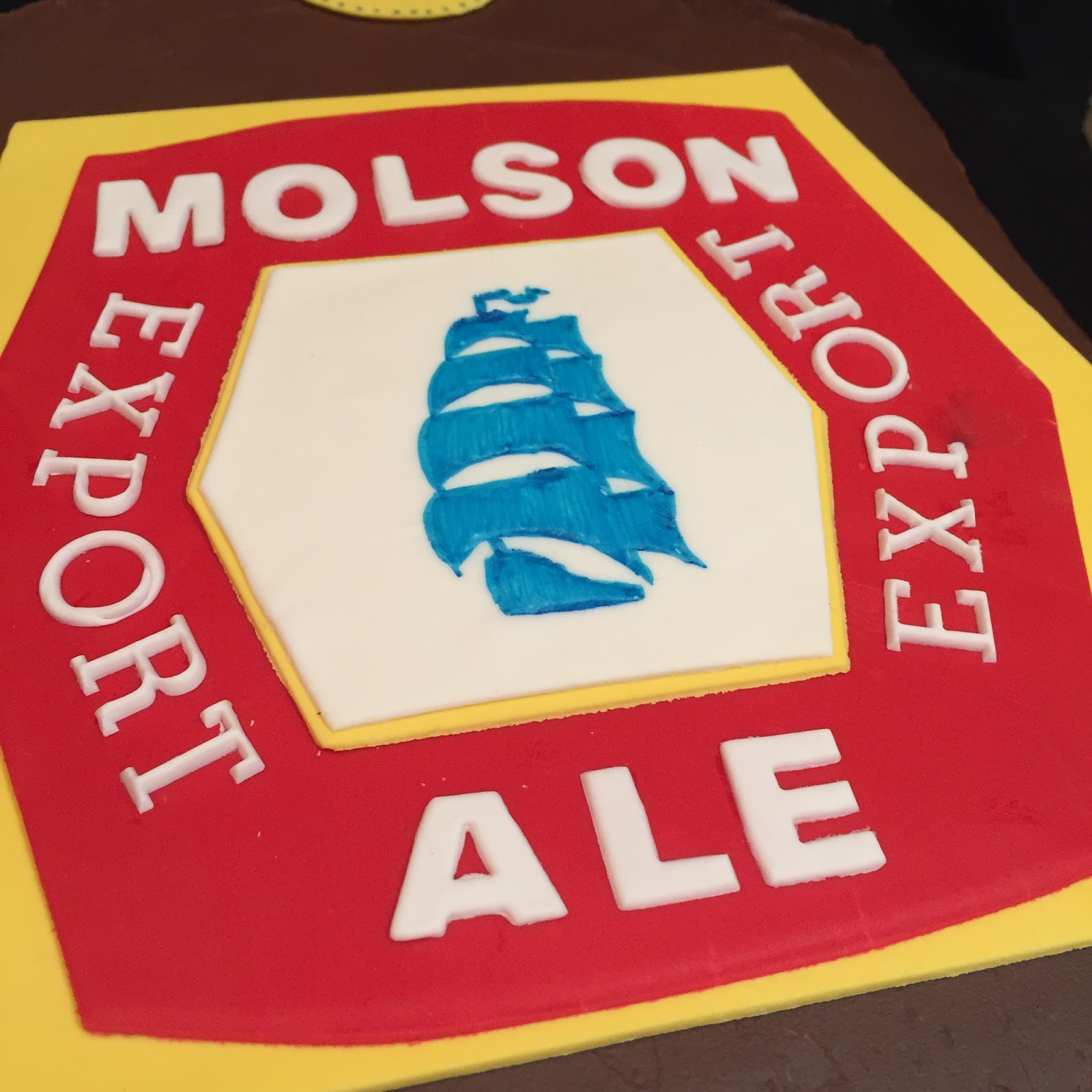 Twin #2 Cake : Molson Ex Cake