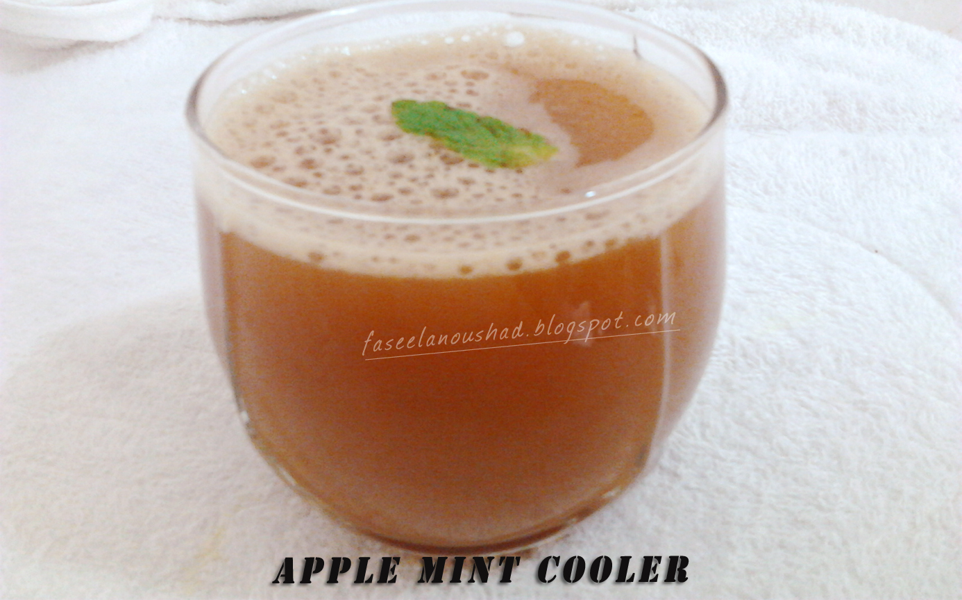 GOOD FOOD ENDS WITH GOOD TALK: Apple-Mint Cooler