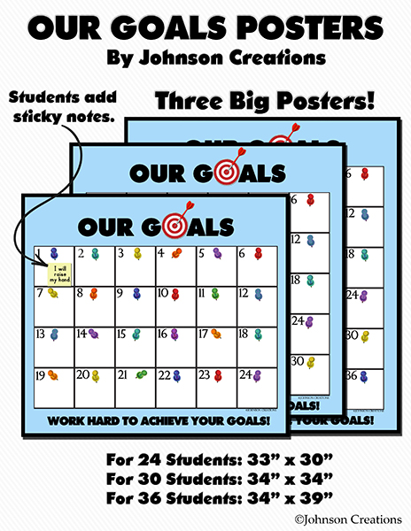 Johnson Creations: Our Goals Posters