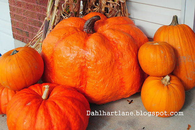 Dahlhart Lane: How to make a Giant Pumpkin
