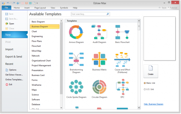 โปรแกรมสร้าง Flowchart EdrawSoft Edraw Max