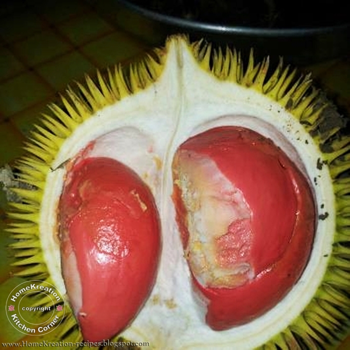 HomeKreation - Kitchen Corner: Durian Isu / Isau from Sarawak