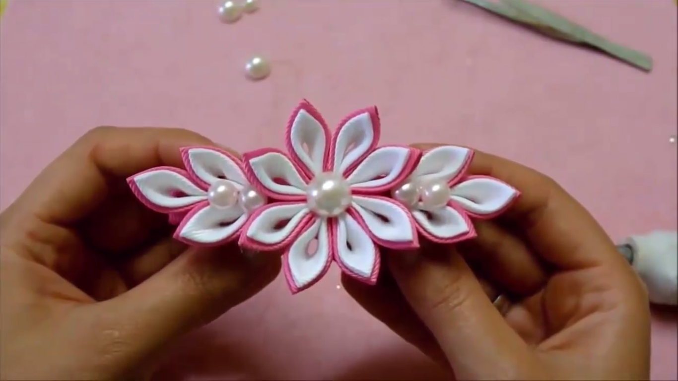 Cara Membuat Jepit Rambut Dari Pita - Kreatif ~ Dunia Kreatif