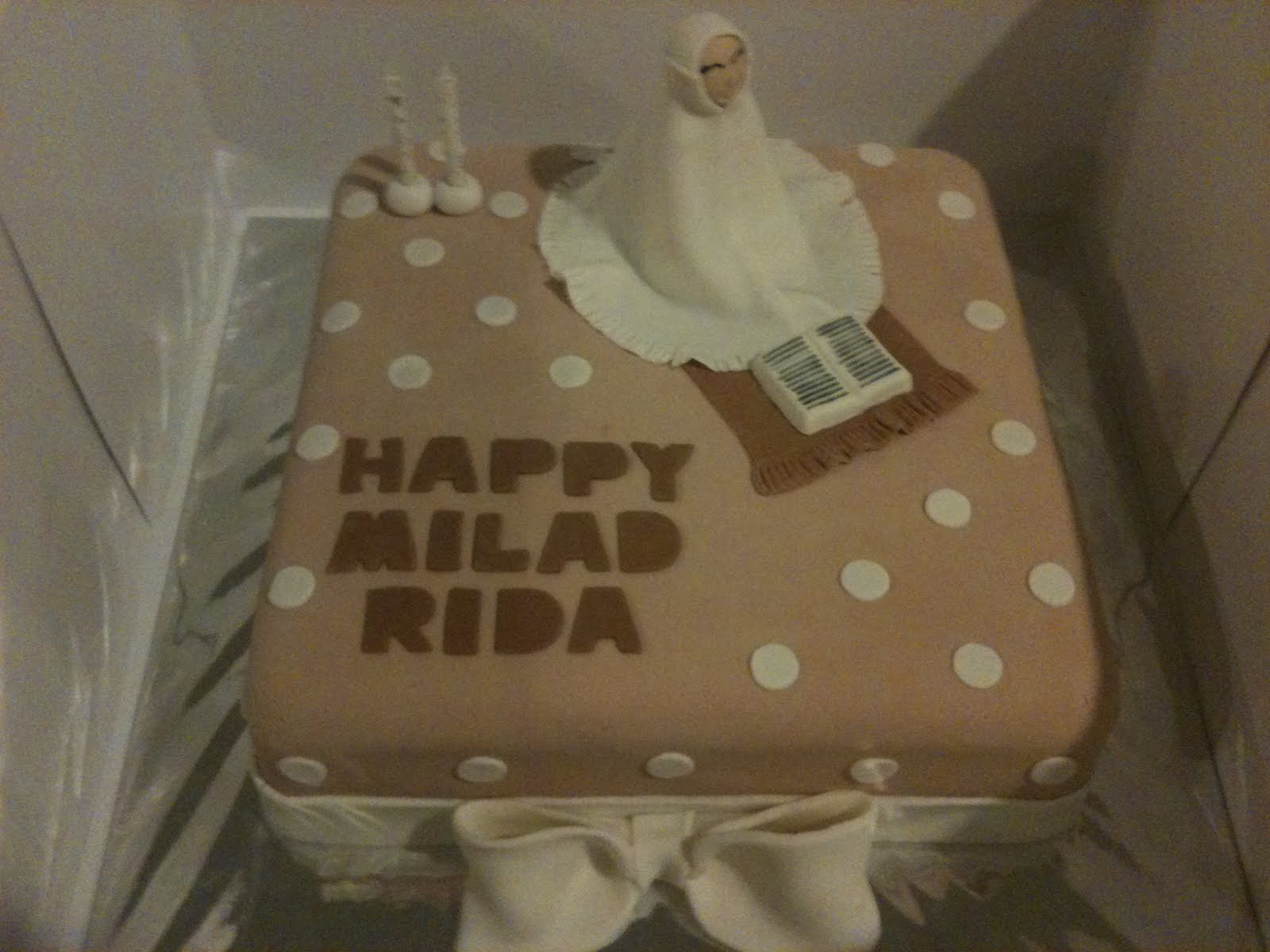 scrumptious homemade: shalat and al-quran birthday cake