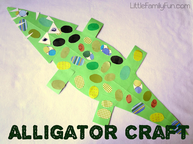 Little Family Fun: Alligator Craft