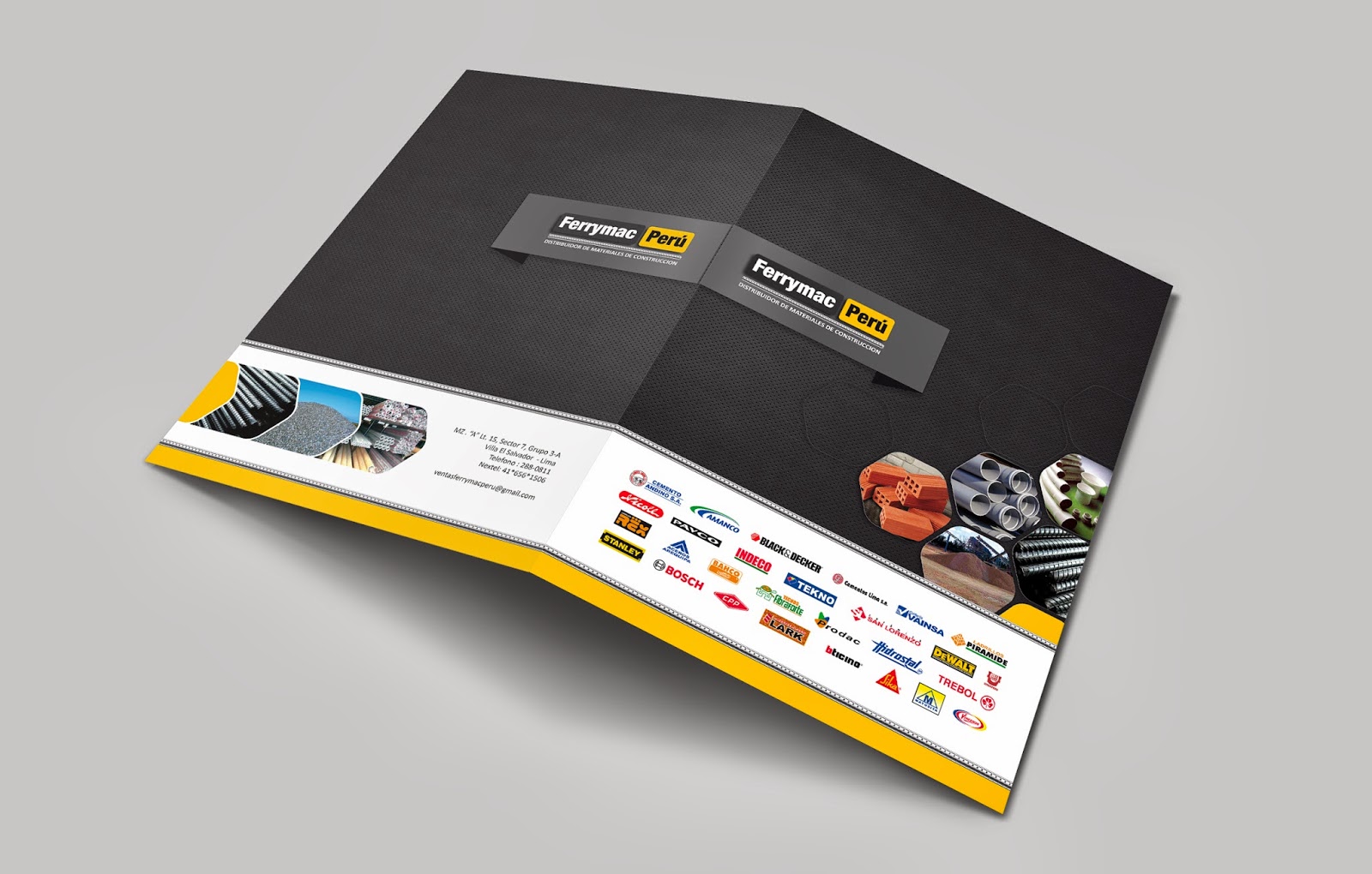 art-f4. Diseño Publicitario: FOLDER empresarial