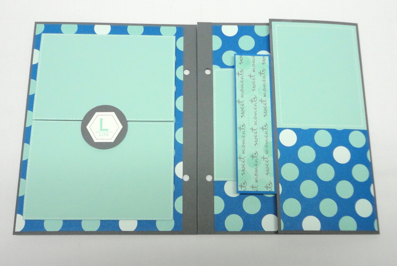 Stamp & Create With Sabrina: Binder Album - Schoolhouse - Page 4 & 5