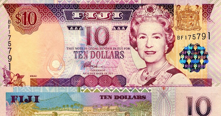 WORLD OF CURRENCY: FIJI 10 DOLLAR NOTE