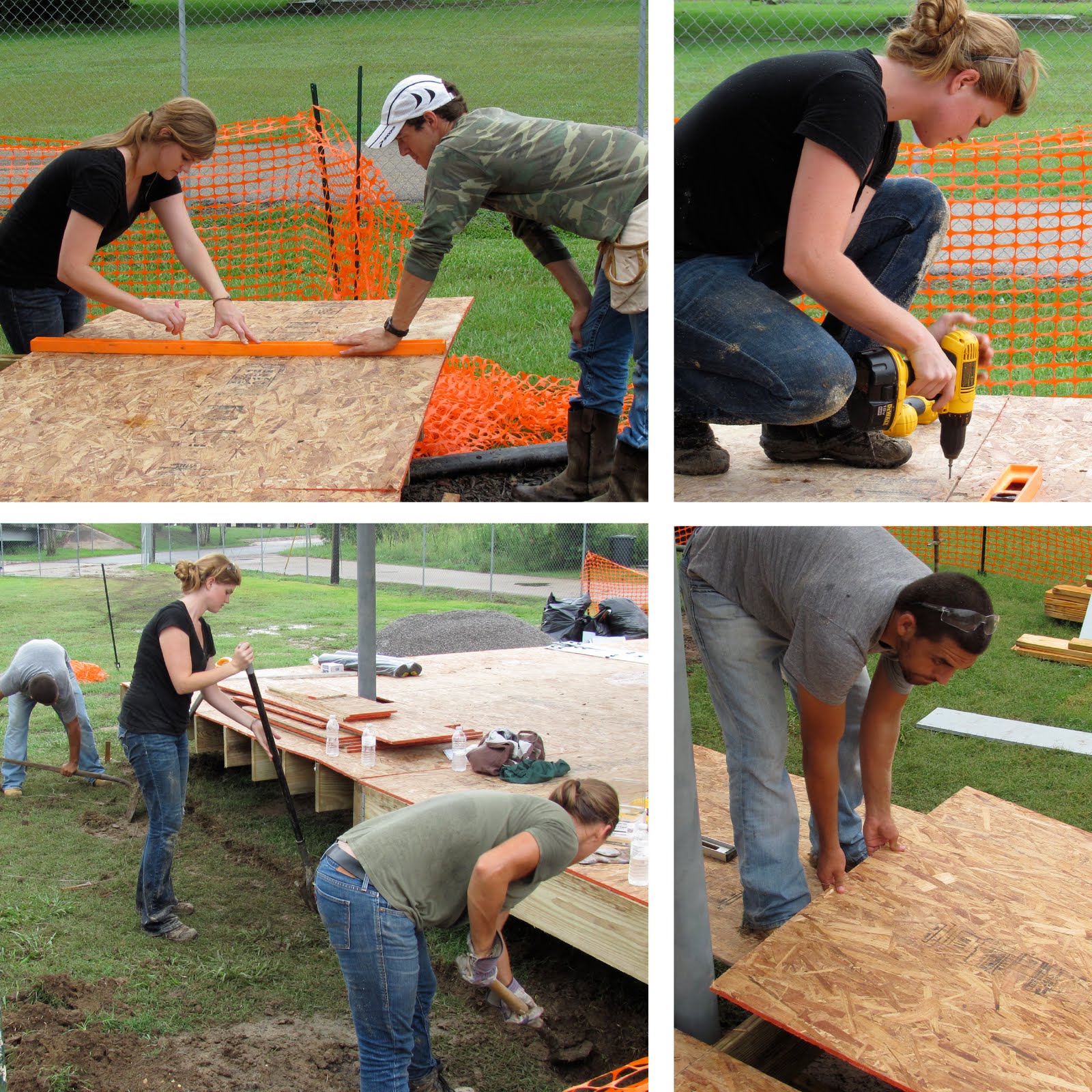 YMCA Design/Build: Day 14 Temporary Deck Installation