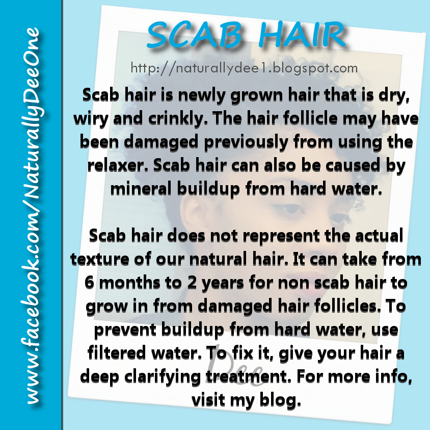 Naturally Dee: How To Get Rid of Scab Hair
