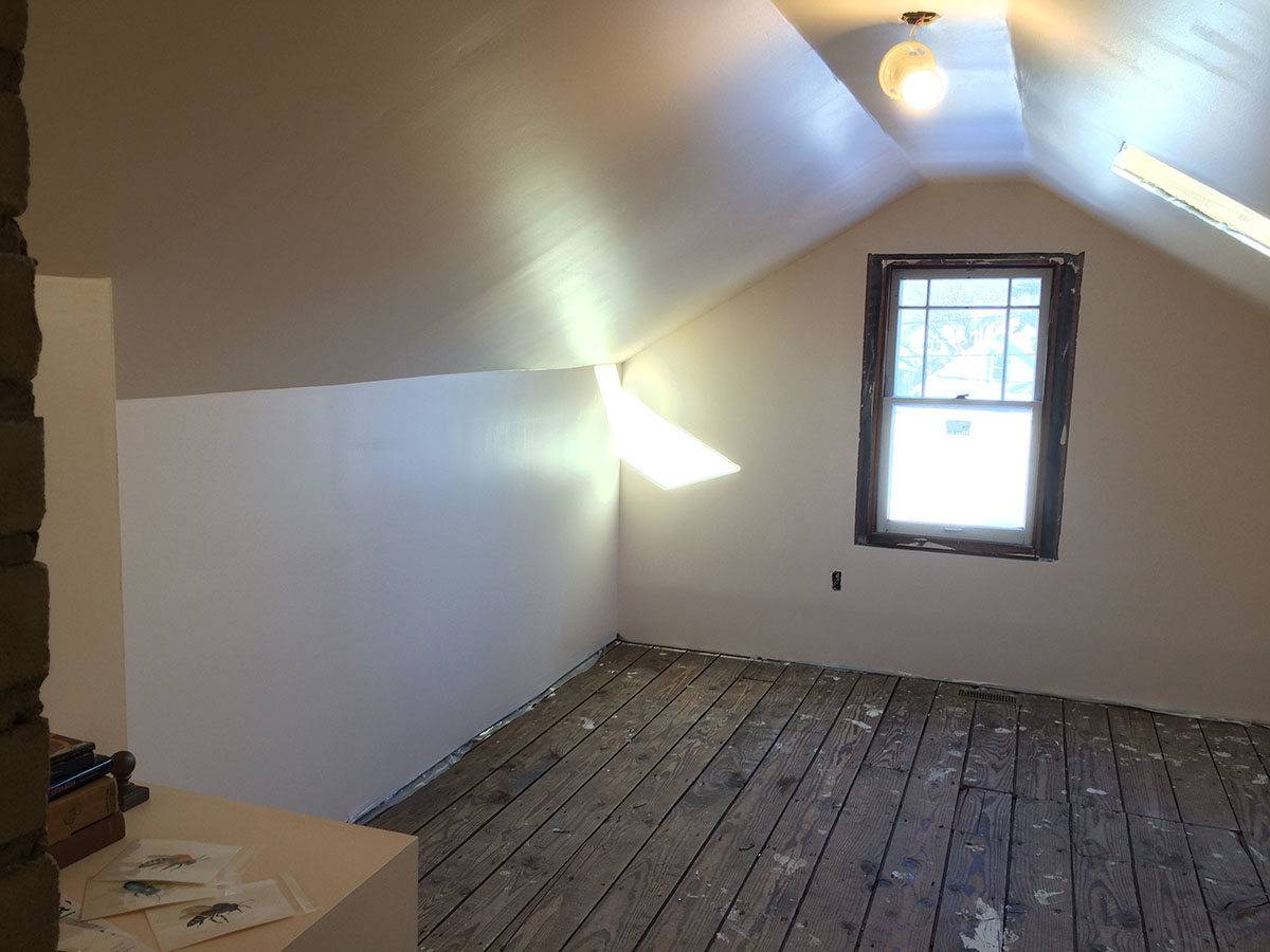 Sharon's Compendium: Moving on up: My new attic studio