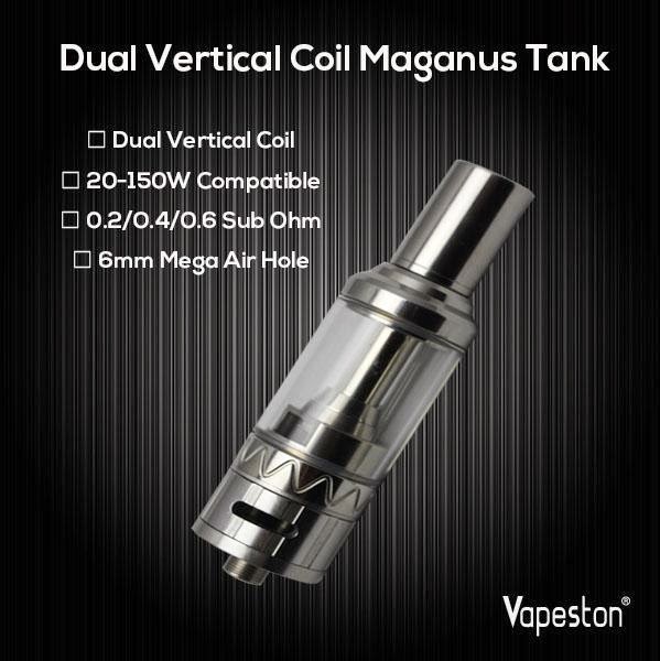 Maganus DVC by Vapeston. Η εταιρεία υποστηρίζει ότι φτάνει έως τα 150 ...
