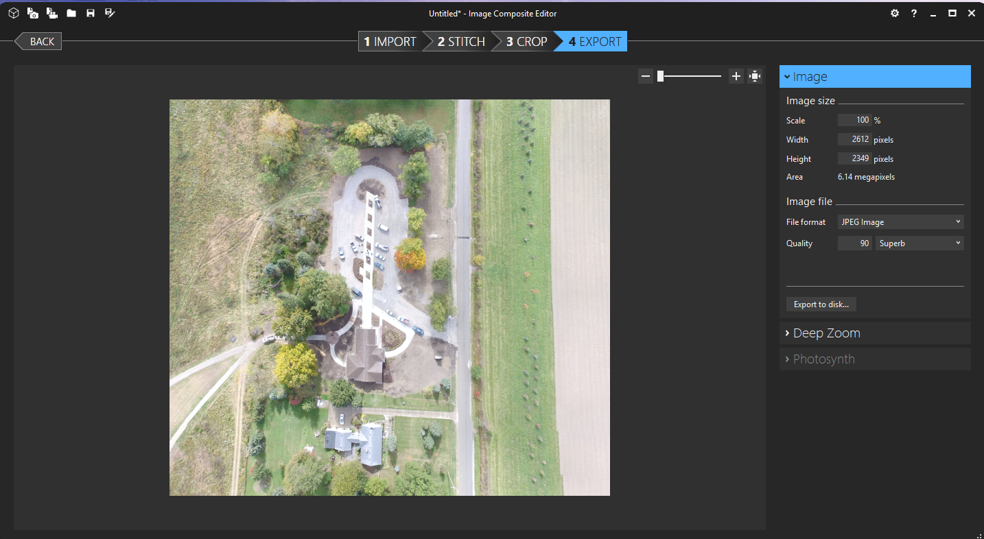 Microsoft Image Composite Editor (ICE)