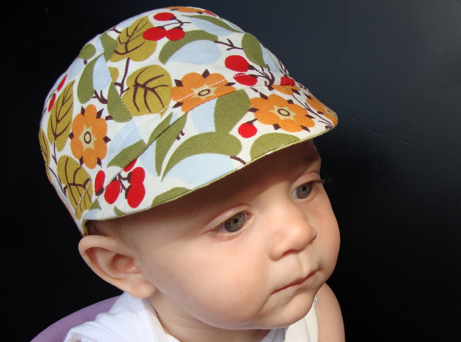 Ruby Jane Taylor: Reversible Short Brimmed Baseball Hat by Laura Wilson