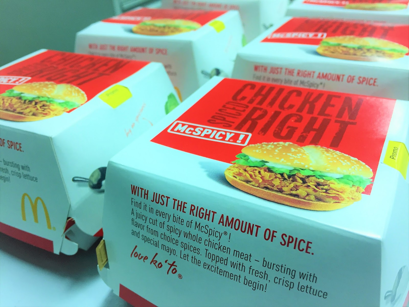 The Food Alphabet: Crave for more McSpicy - in Original and Garlic Parmesan