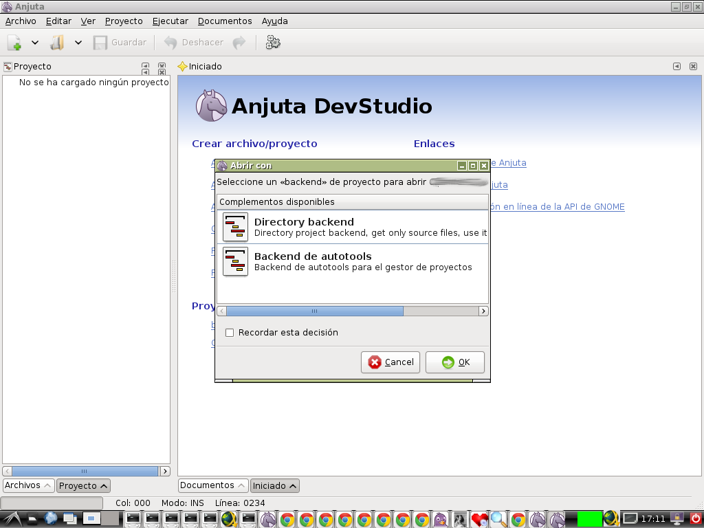 Por si se rompe el disco ...: Migración de Proyectos de Anjuta 1.x a 2.x