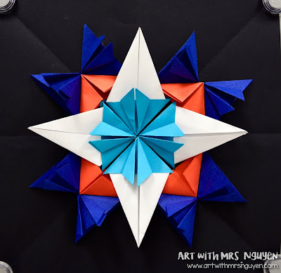 Radial Paper Relief Sculptures (5th): Part 500000 | Art with Mrs. Nguyen