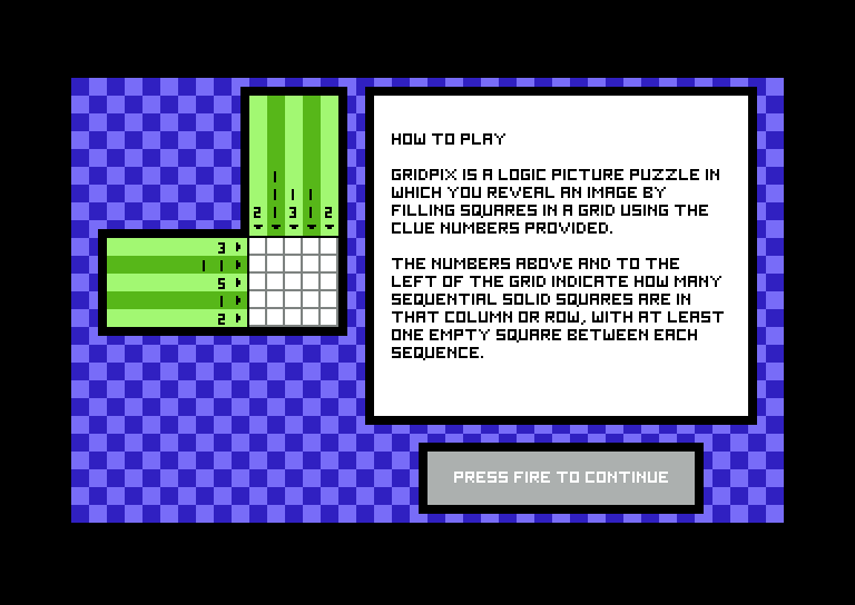 RGCD: Grid Pix (Commodore 64)