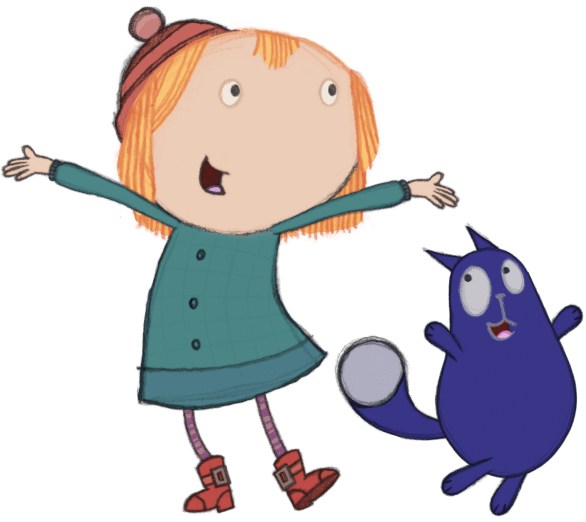 Cartoon Characters: Peg plus Cat (PNG)