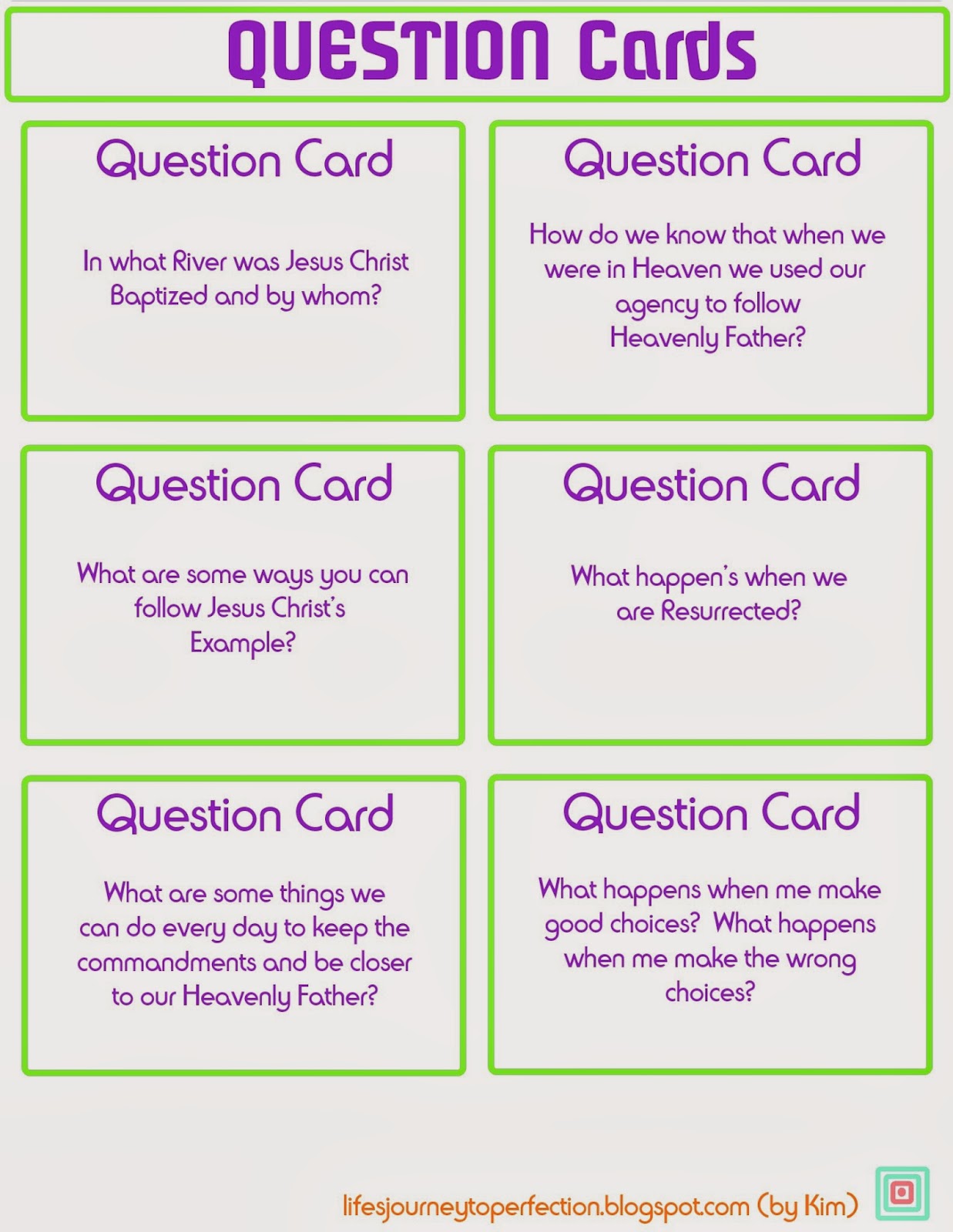 Sharing Time Instruction: