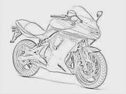 Dunia Sketsa Gambar: sketsa motor