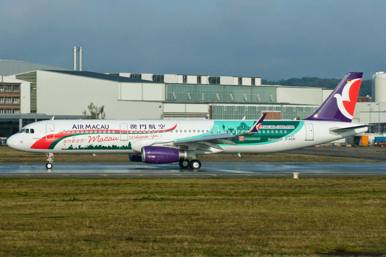 Airbus Hamburg Finkenwerder News: A321-231SL, Air Macau, B-MBM, (MSN 6324)