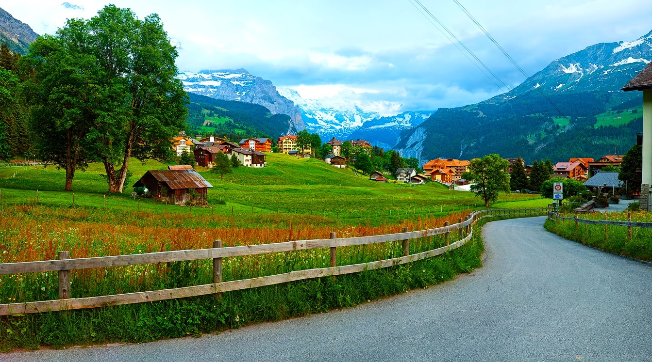 enchanted the beauty of Wengen village, Switzerland ~ travell and culture