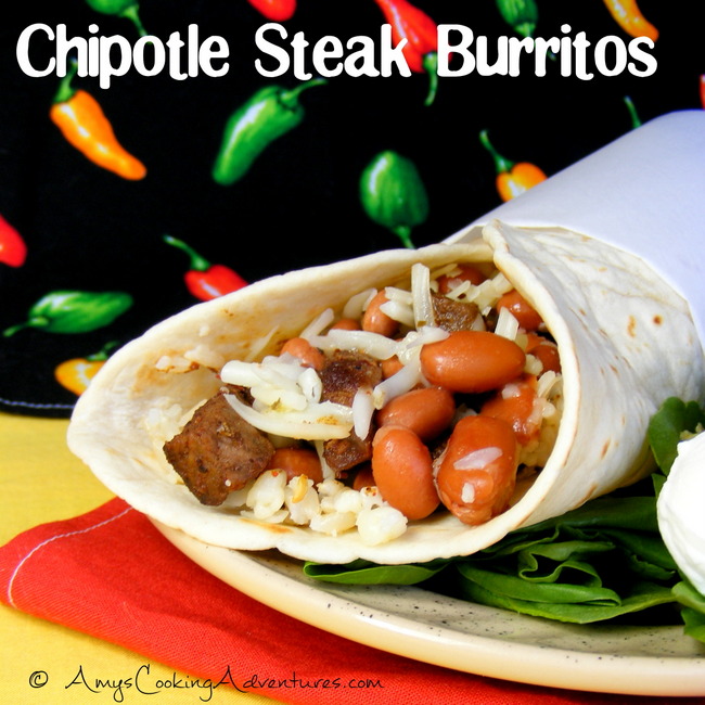Chipotle Steak Burritos