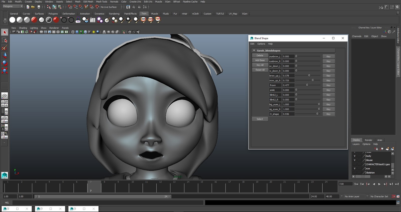 Character Blend Shape - Animation : The New Perspective