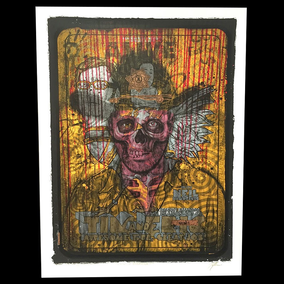 INSIDE THE ROCK POSTER FRAME BLOG: Zoltron Gallery Show at People's Art ...