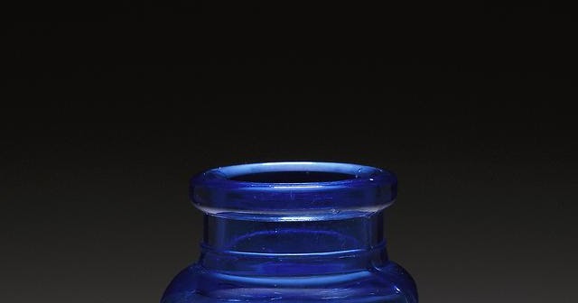 Blue Poison Bottle