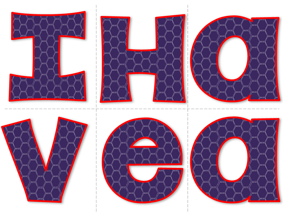 Primary World: Freebie! Bulletin Board Letters "I Have a Dream"