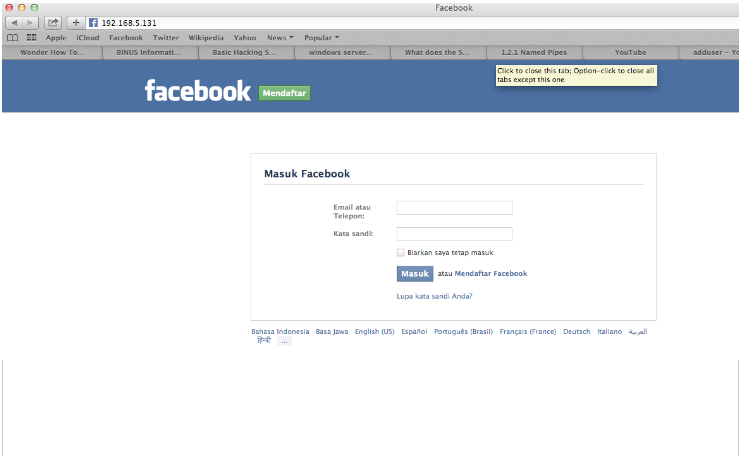 Johny Blog Phishing Attack Using Setoolkit