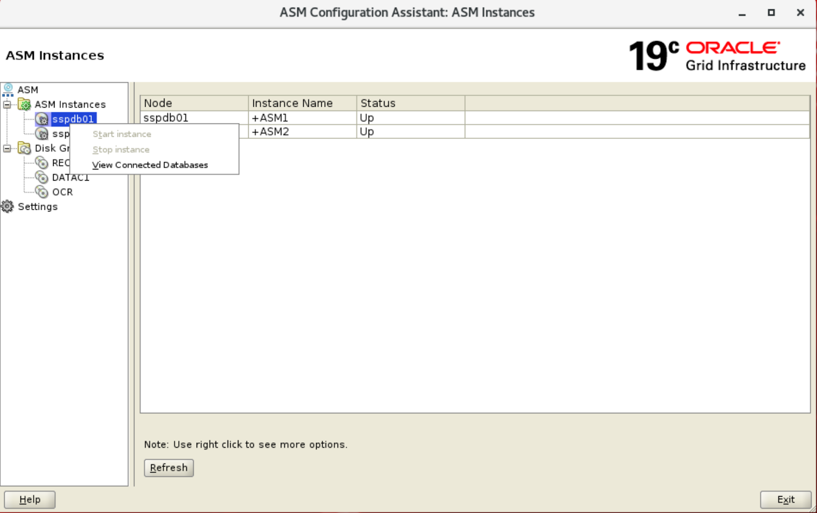 Jaffars Mr Rac Oracle Blog Oracle 19c Asmca Interface